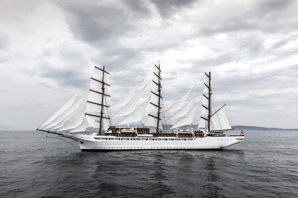 Sea Cloud, un coloso de 28 velas y con capacidad para 138 pasajeros ...